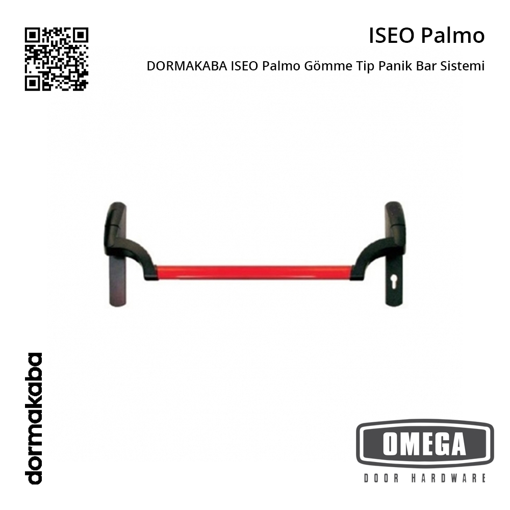 DORMAKABA ISEO Palmo Gömme Tip Panik Bar Sistemi - Elektrikli Kilitler