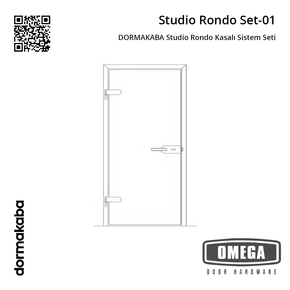 DORMAKABA Studio Rondo Kasalı Sistem Seti - Elektrikli Kilitler