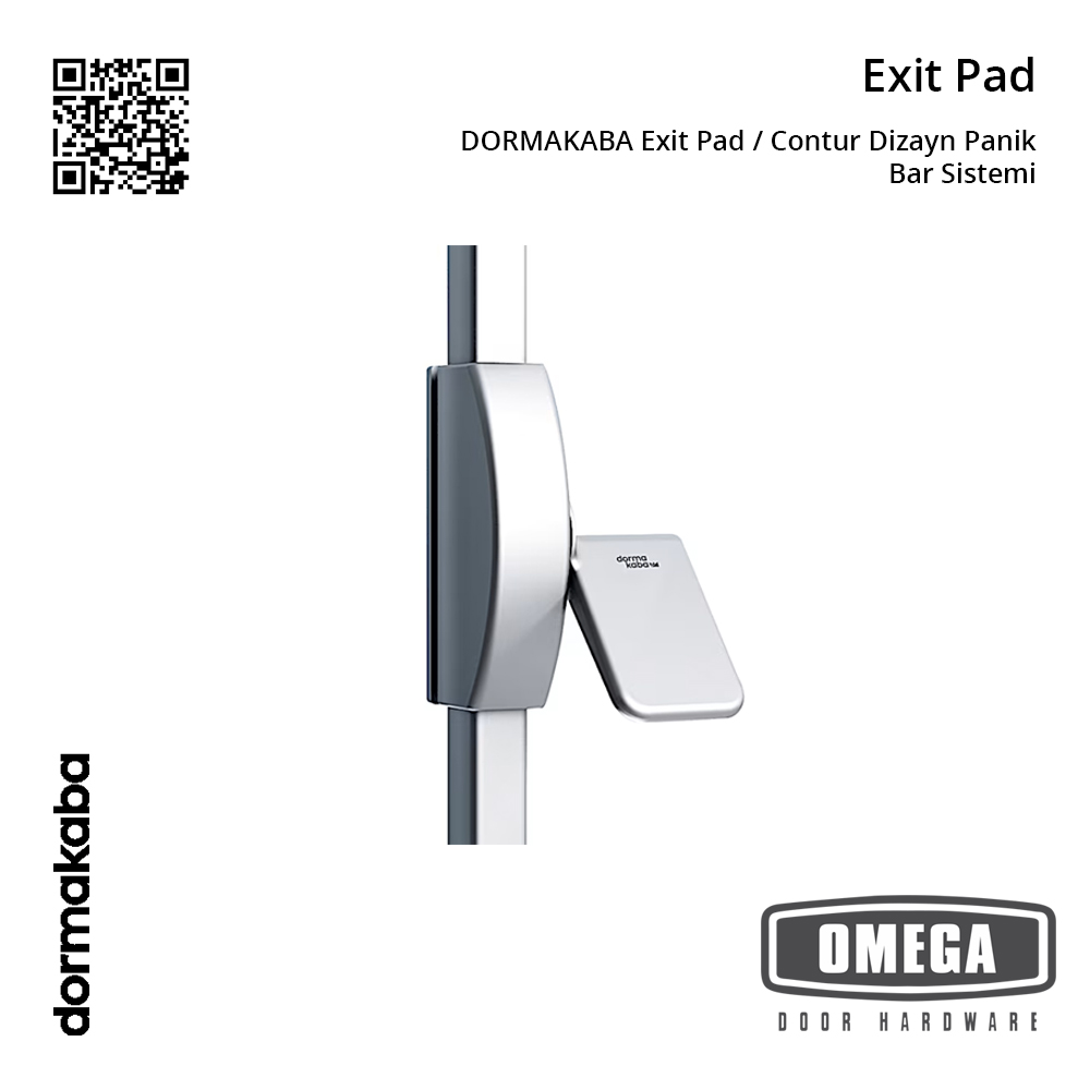 DORMAKABA Exit Pad / Contur Dizayn Panik Bar Sistemi - Elektrikli Kilitler